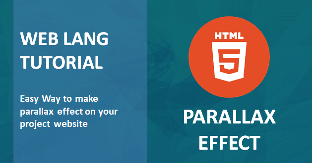 Cara Mudah Membuat Efek Parallax Keren dengan CSS - Sahretech