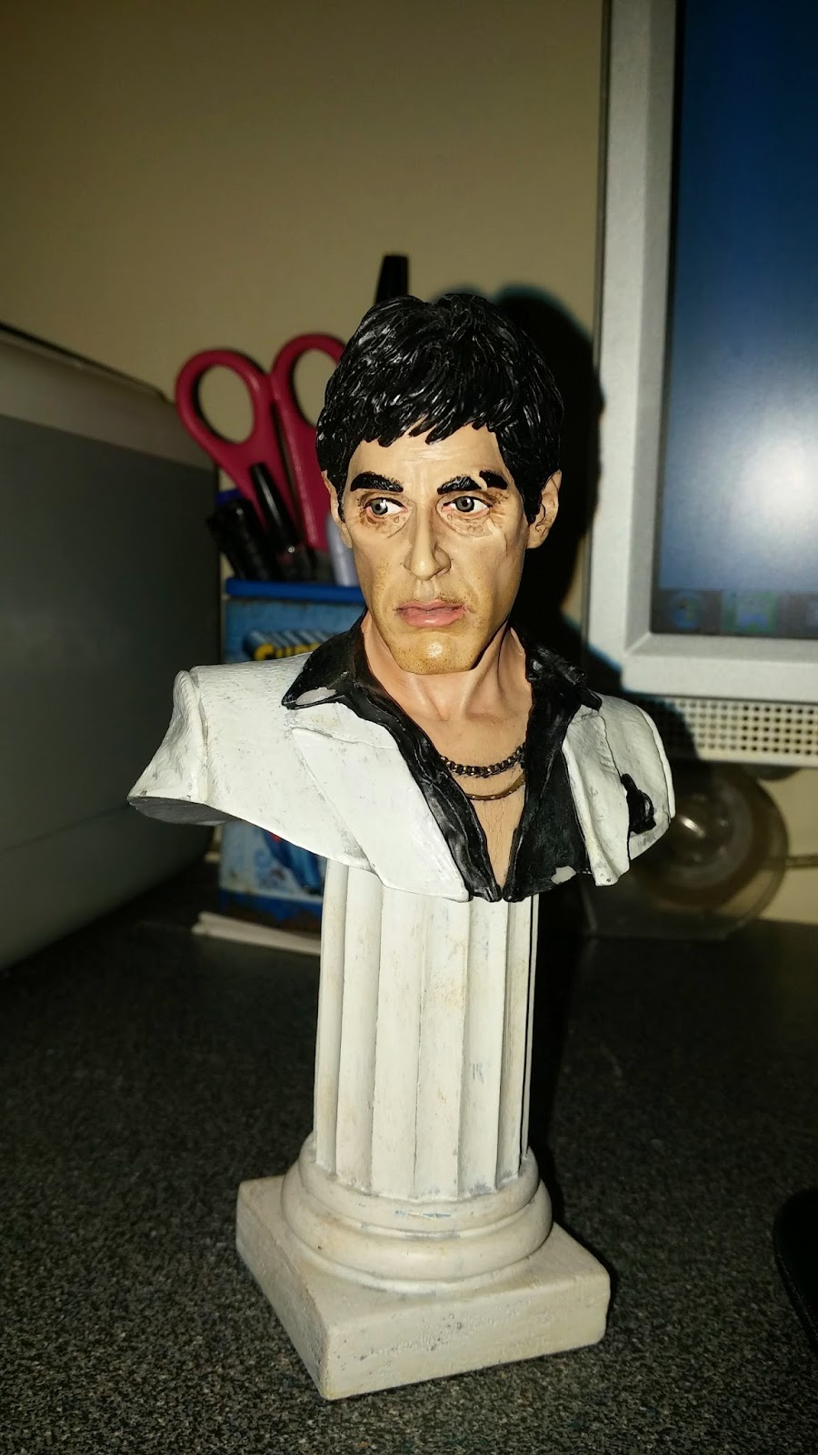 VintageManiacsGr: The Scarface Statue Συλλεκτικο,αριστο