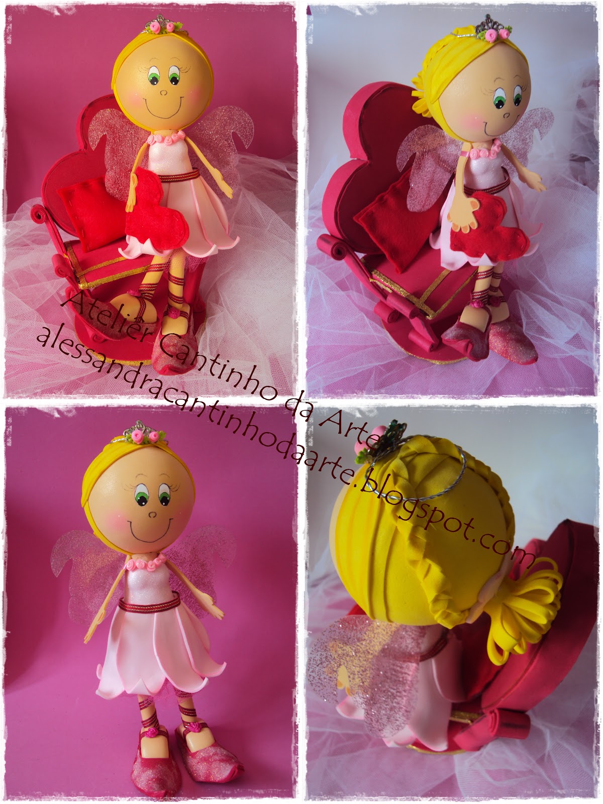 Ateliêr Cantinho da Arte : Fadas Sentimentais da Ale. Fada do Amor