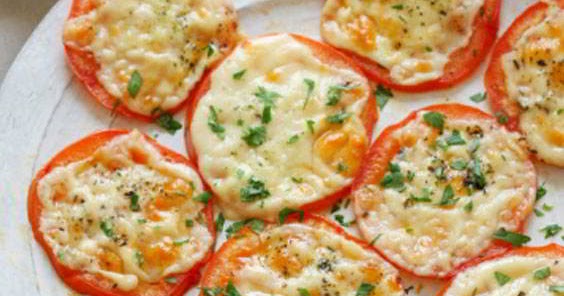 Baked Parmesan Tomatoes - My Zuperrr Kitchen