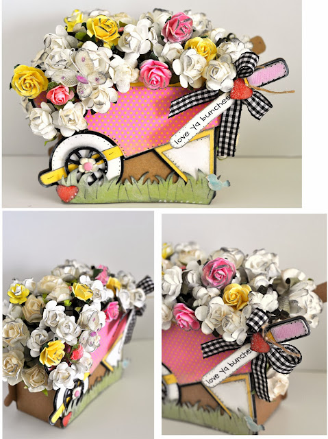 Hand to Paper: WHEELBARROW FULL OF FLOWERS