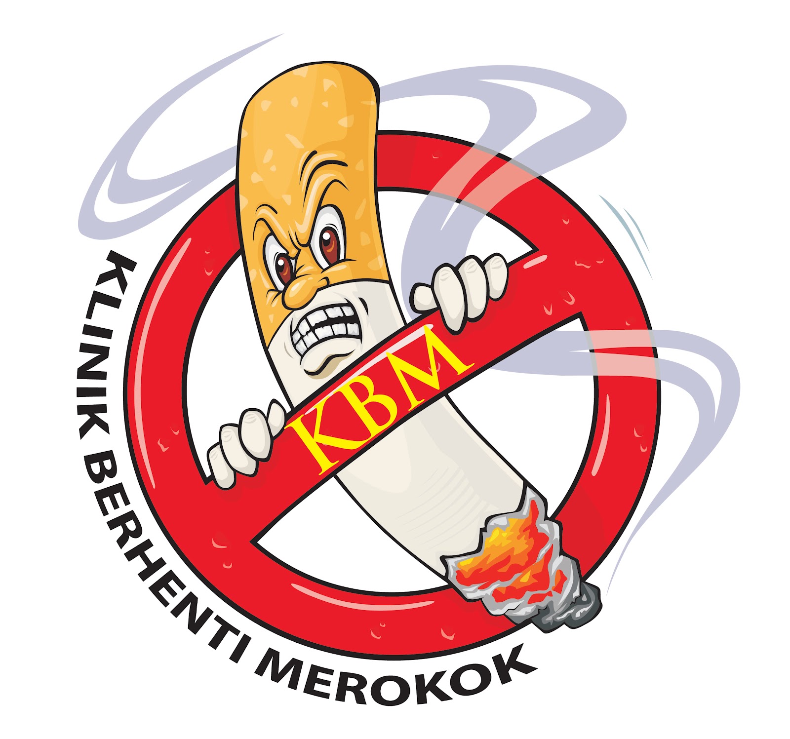 Smoking: It Makes NO Sense!!: logo klinik berhenti merokok(KBM)