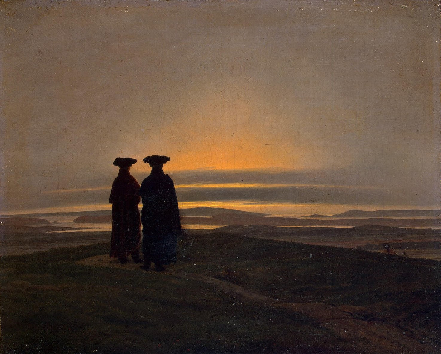 Sous un ciel brouillé: Caspar David Friedrich