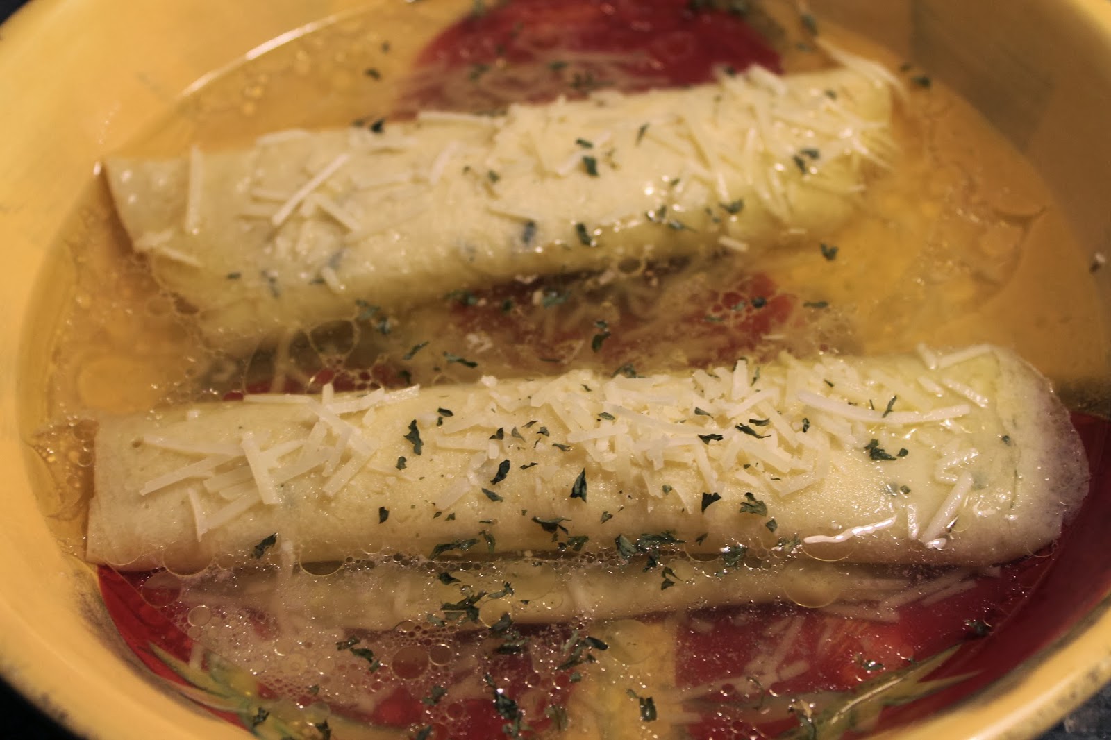 The Recipe Project: Mangia Bene! : Sceppelle mbusse (Scrippelle Soup ...