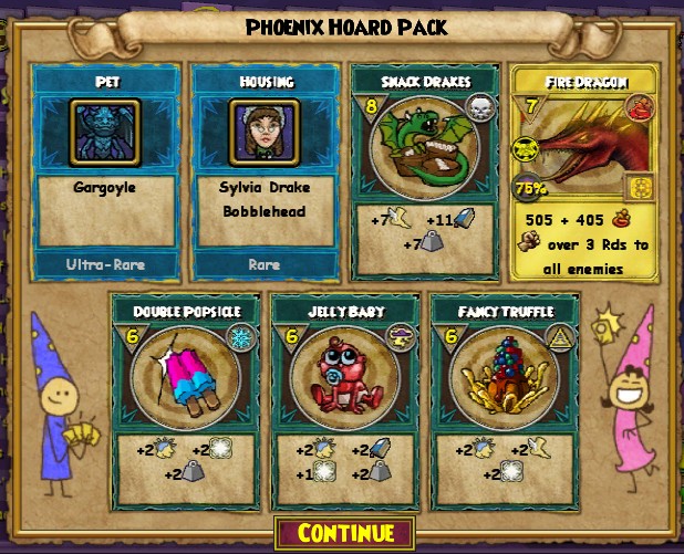 Stars of the Spiral: New Phoenix Packs From Wizard101!