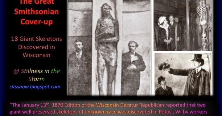 Evidence of Giant Humans | The Great Smithsonian Cover-Up: 18 Giant ...