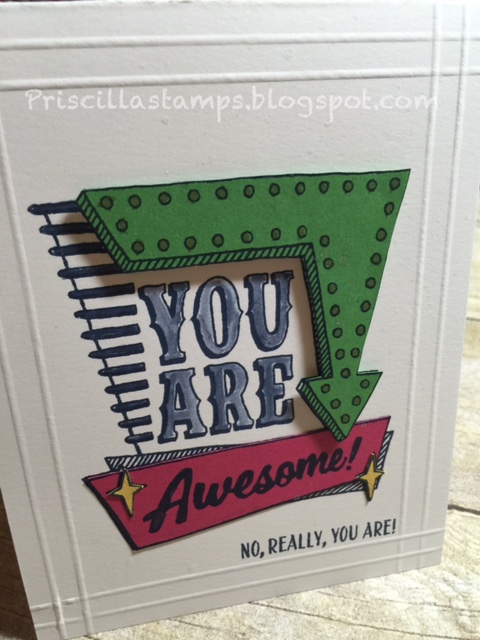 Priscilla's Papercrafts: Marquee Messages