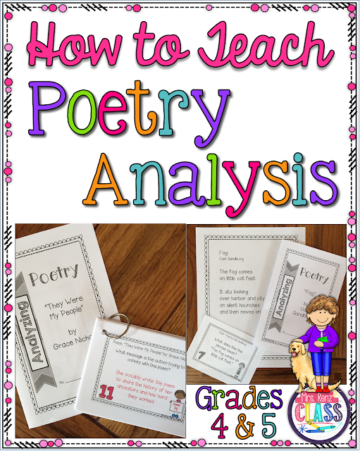Mrs. Renz' Class: Help Students Analyze Poetry and Enjoy It! {Grades 4-5}
