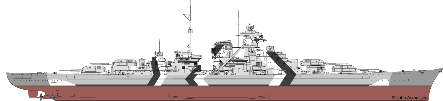 MIS RATITOS DE OCIO: BISMARCK ESQUEMAS DE PINTURA