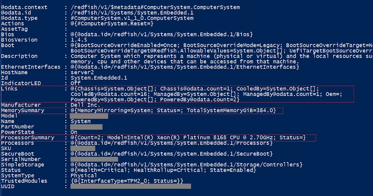 vineethac.blogspot.com: Working with iDRAC9 Redfish API using ...