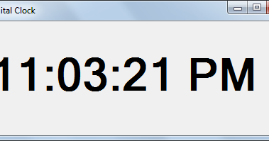 Digital Clock in C# | Software Programming and PC Tricks