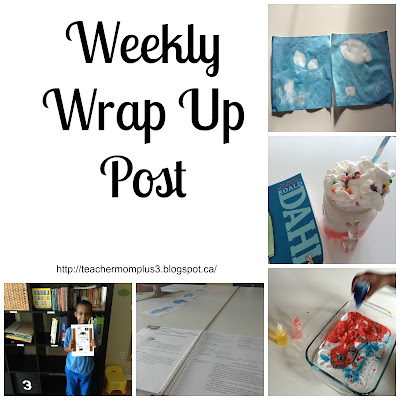 TeacherMomPlus3: Weekly Wrap Up Post