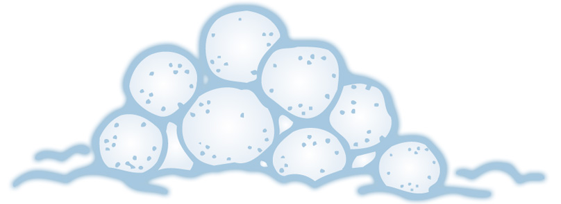 Pile Of Snowballs Clipart
