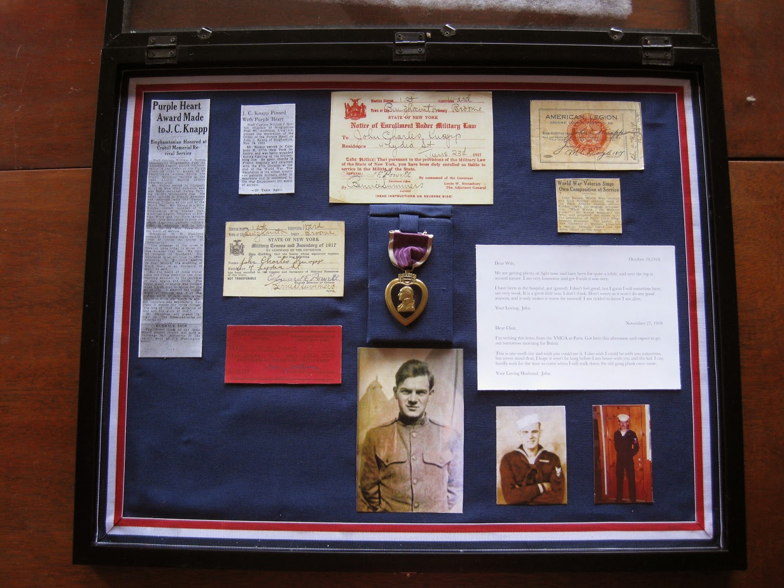 Purple Heart Display Case