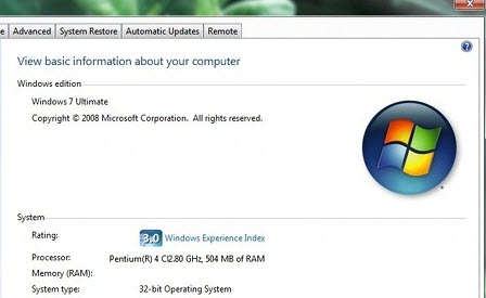 Mengganti Logo Pada Windows 7 System Properties | Solusi Masalah Komputer