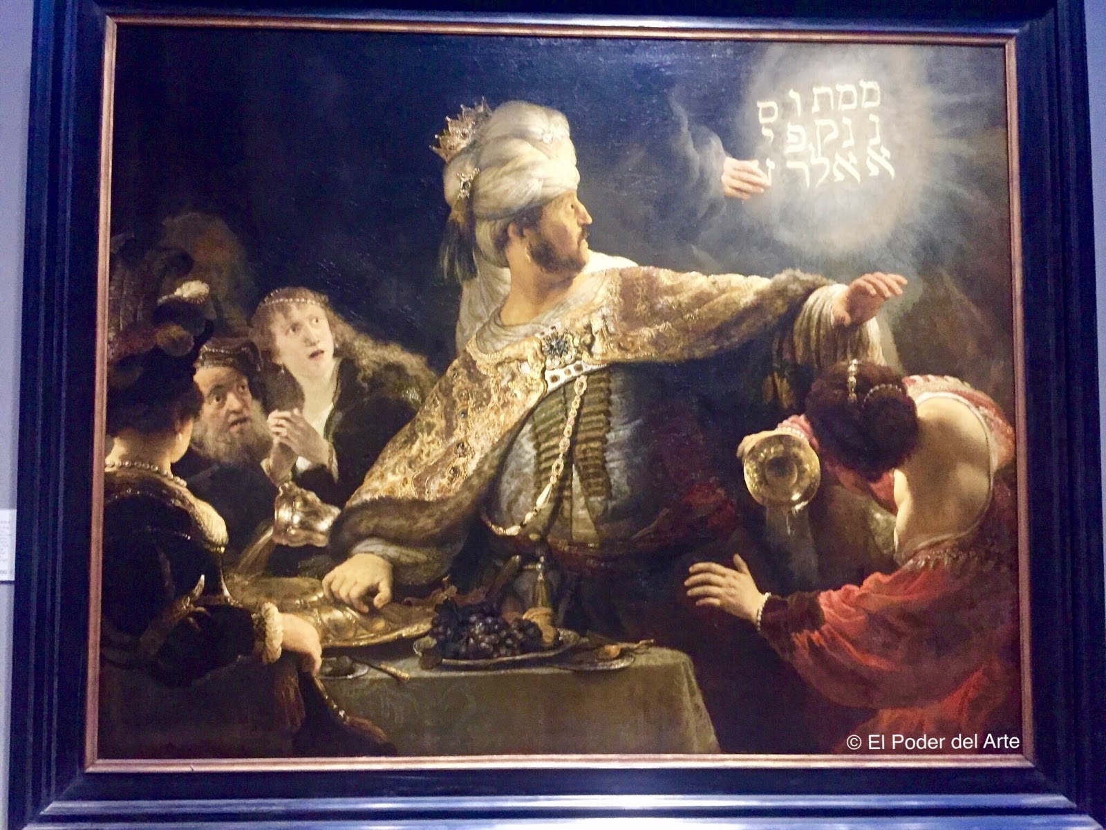 El Poder del Arte: "El festín de Baltasar" obra de Rembrandt Van Rijn