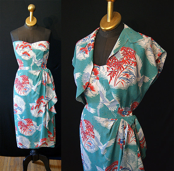 Tiki Dress Inspiration - Va-Voom Vintage | Vintage Fashion, Hair ...