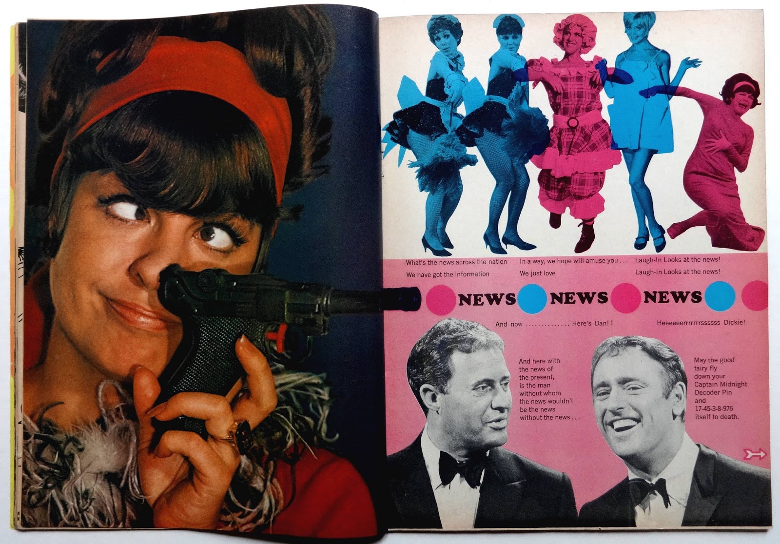 Past Print: Laugh-In magazine / first issue October 1968