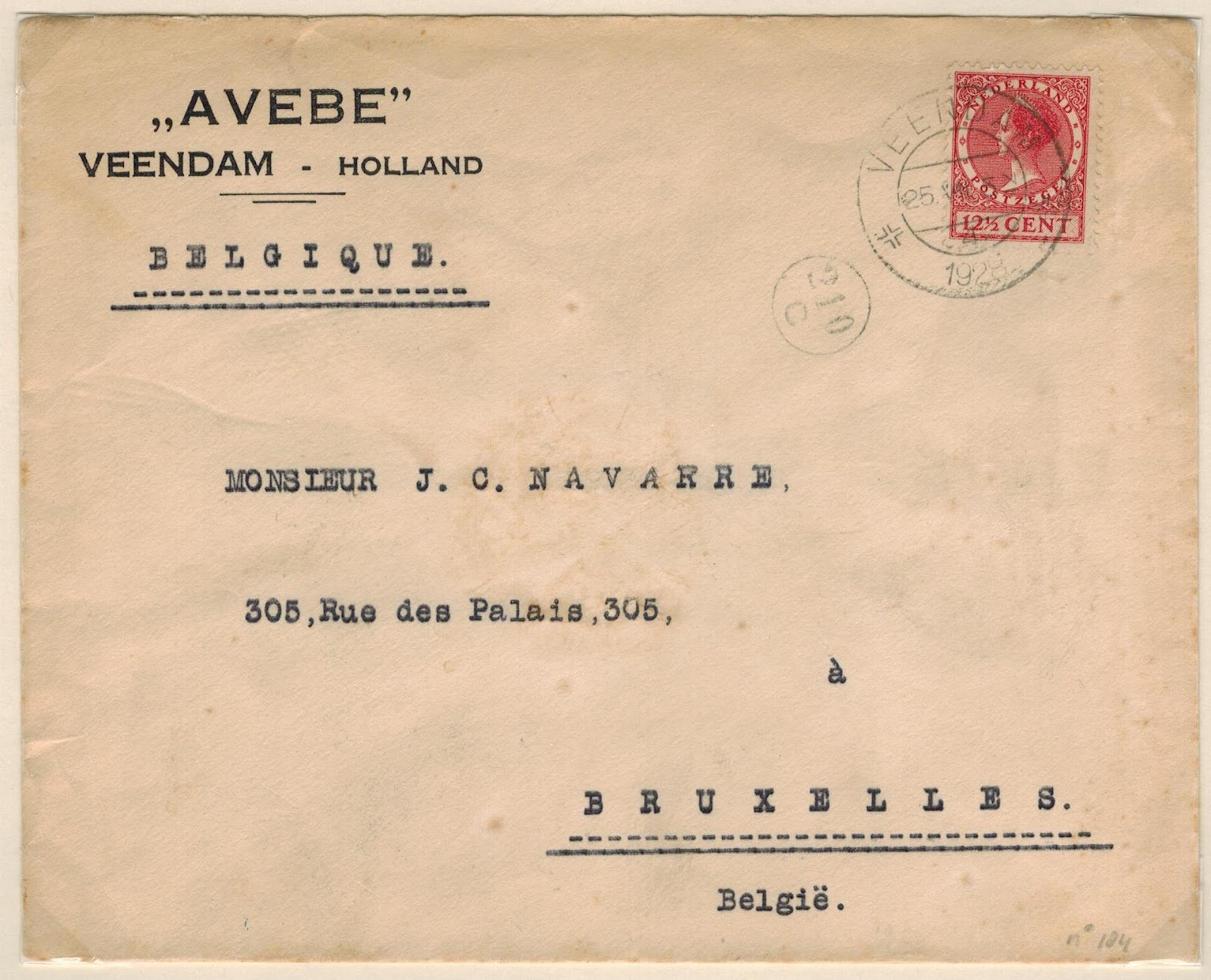 Netherlands Postal History: Reduced Letter Rates to Belgium