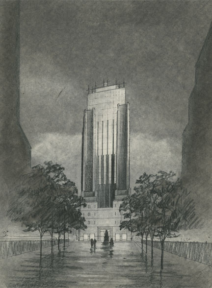 Beyond Architectural Illustration: Full Length Portraits & Tall Buildings