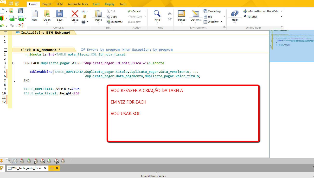 Windev21 Aulas,Estudos e Desenvolvimento: AULA 1248 WINDEV SQL 022 select MANUAL