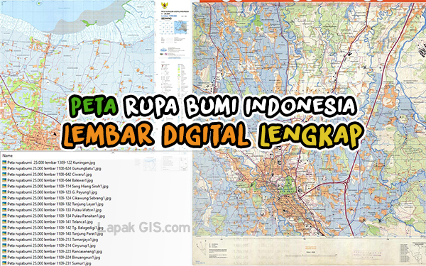 Free Download Peta Rupa Bumi Indonesia