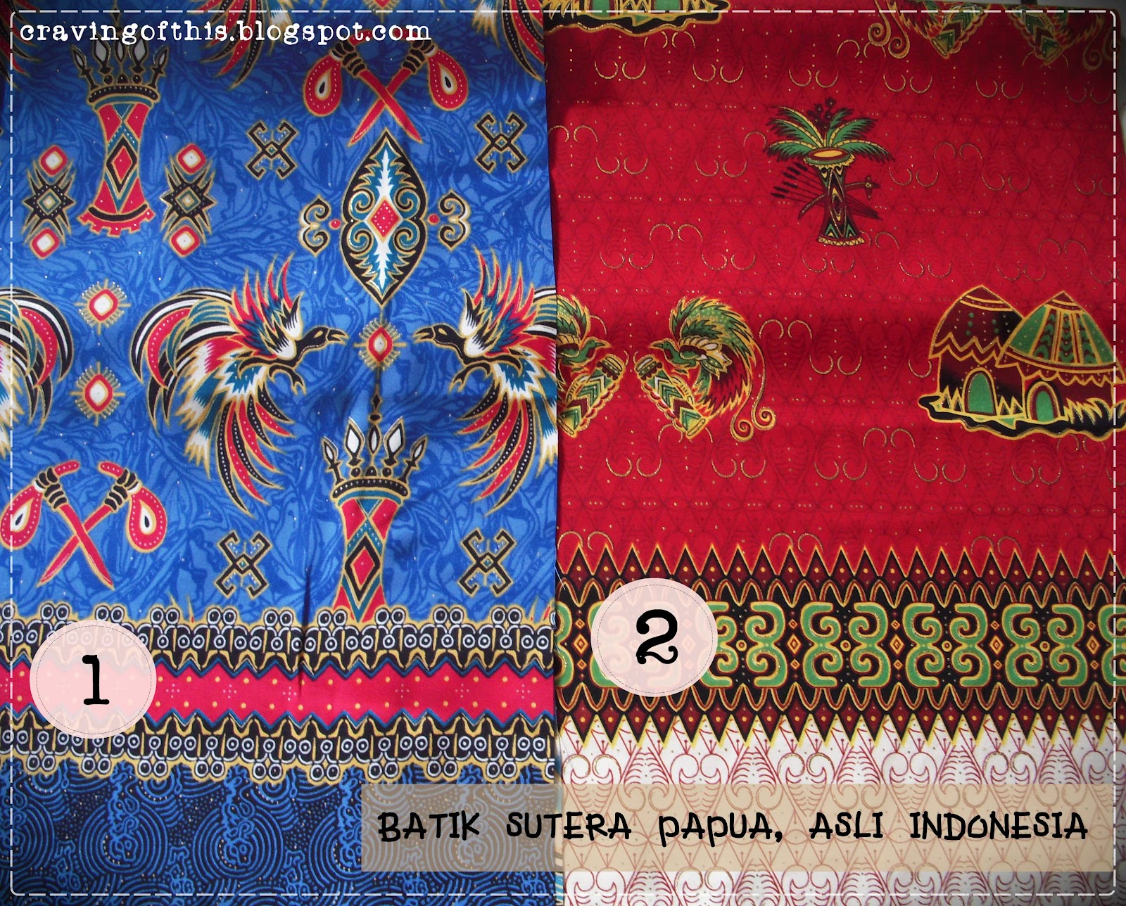 Cra.v.Ing: Originial fabric from Papua, Indonesia