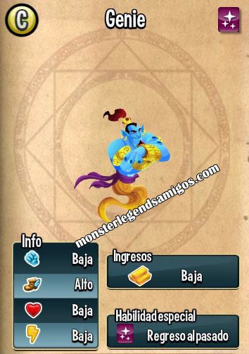 Genie | Monster Legends Amigos