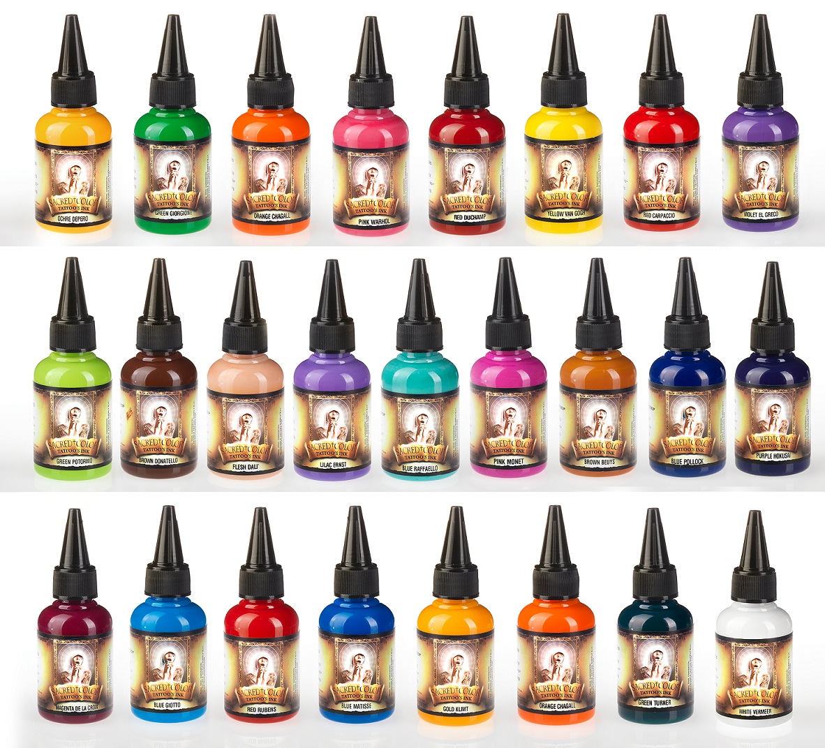 All about tattoos and ink: Sacred color Tattoo ink