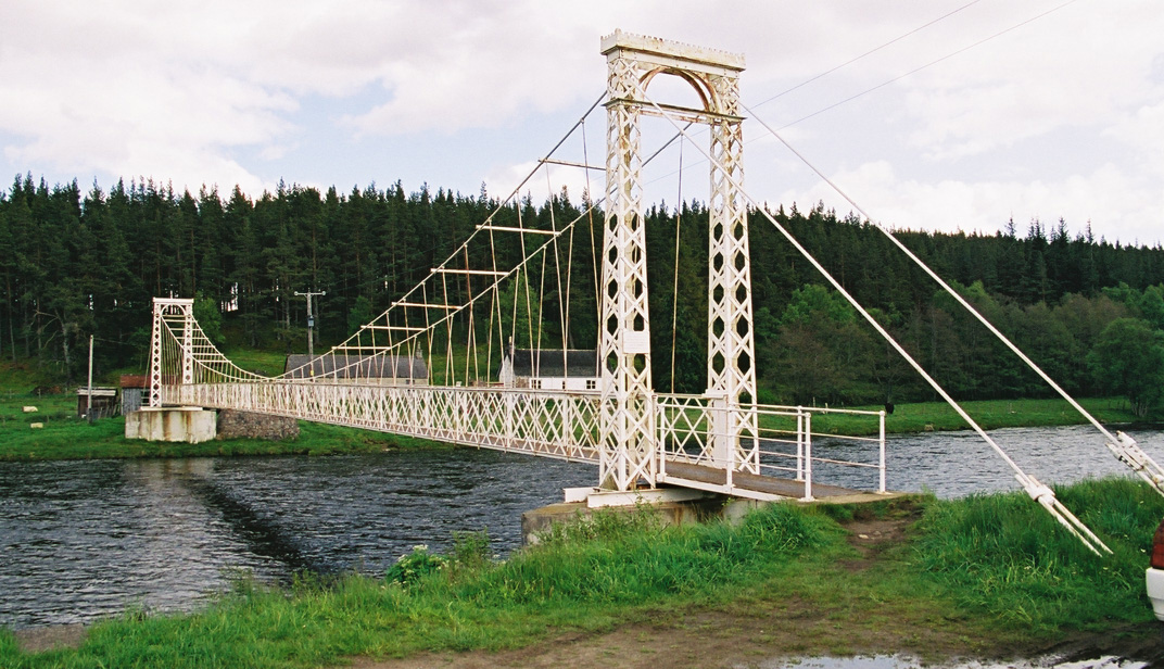 The Happy Pontist: Scottish Bridges: 19. Polhollick Suspension Bridge