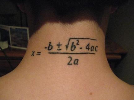 Math Tattoos