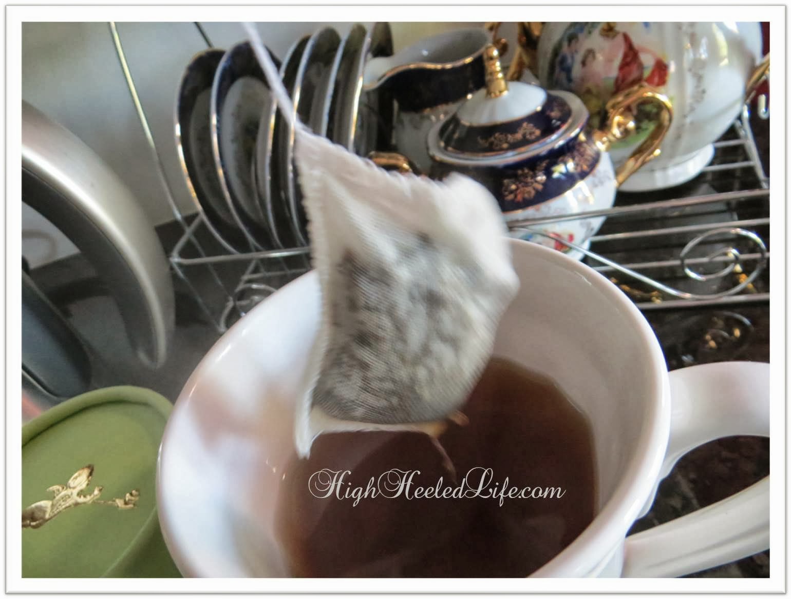 Celia M. ~ Living My High Heeled Life: Catching Up over a Cup of Tea
