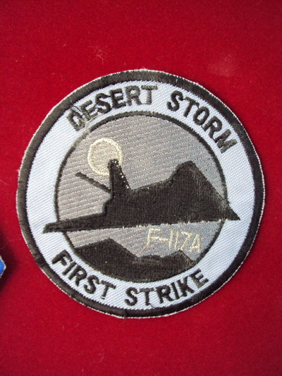 Thai Military Patches: DESERT STORM F-117A FIRST STRIKE SILVER MILITARY ...
