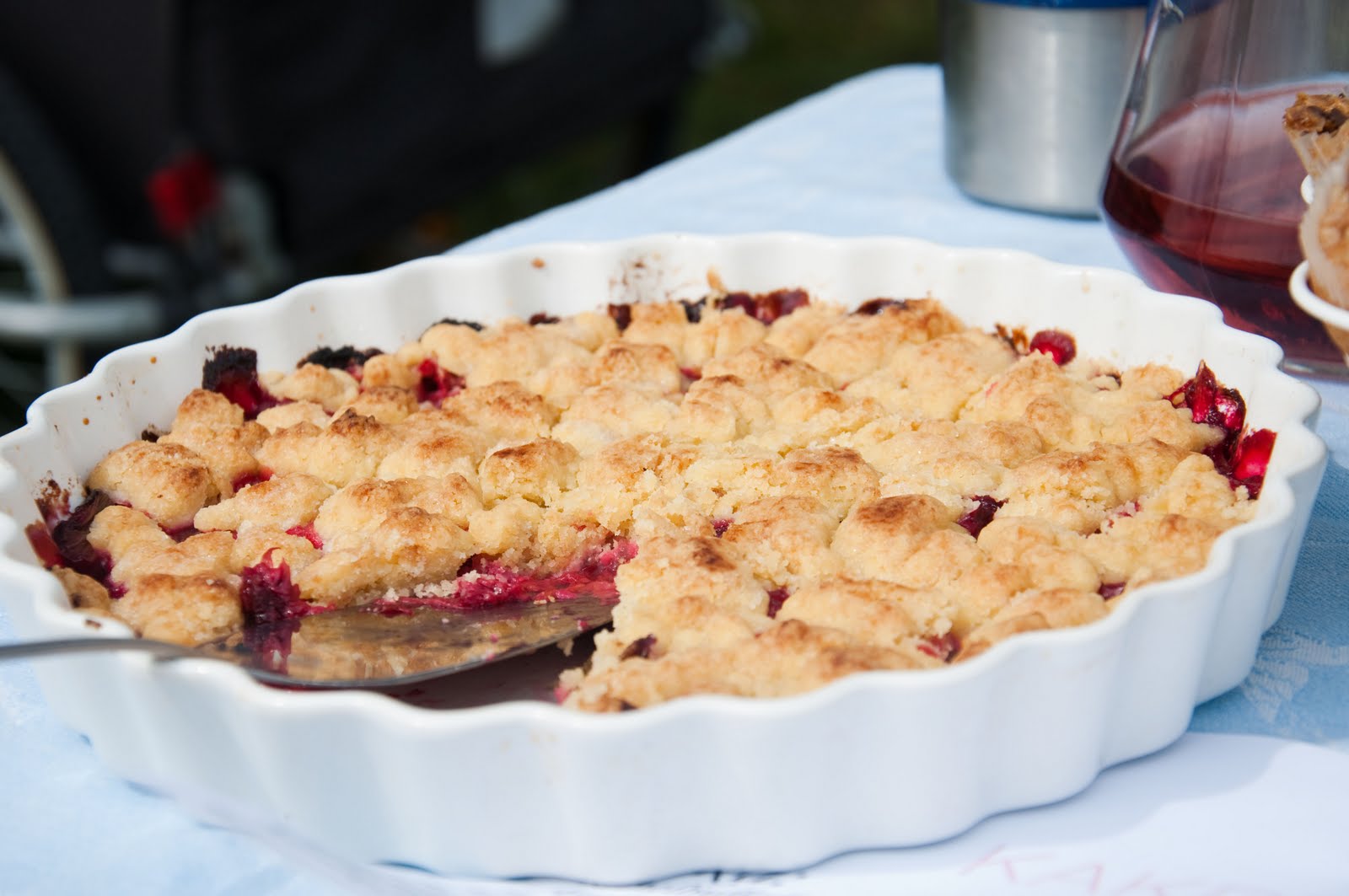 KAKDRÖMMAR: Smulpaj - hallon&rabarber