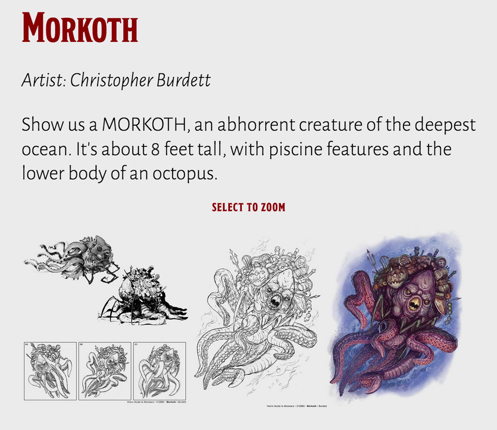 The DOODLES, DESIGNS, and aRT of CHRISTOPHER BURDETT: Morkoth - Volo's ...