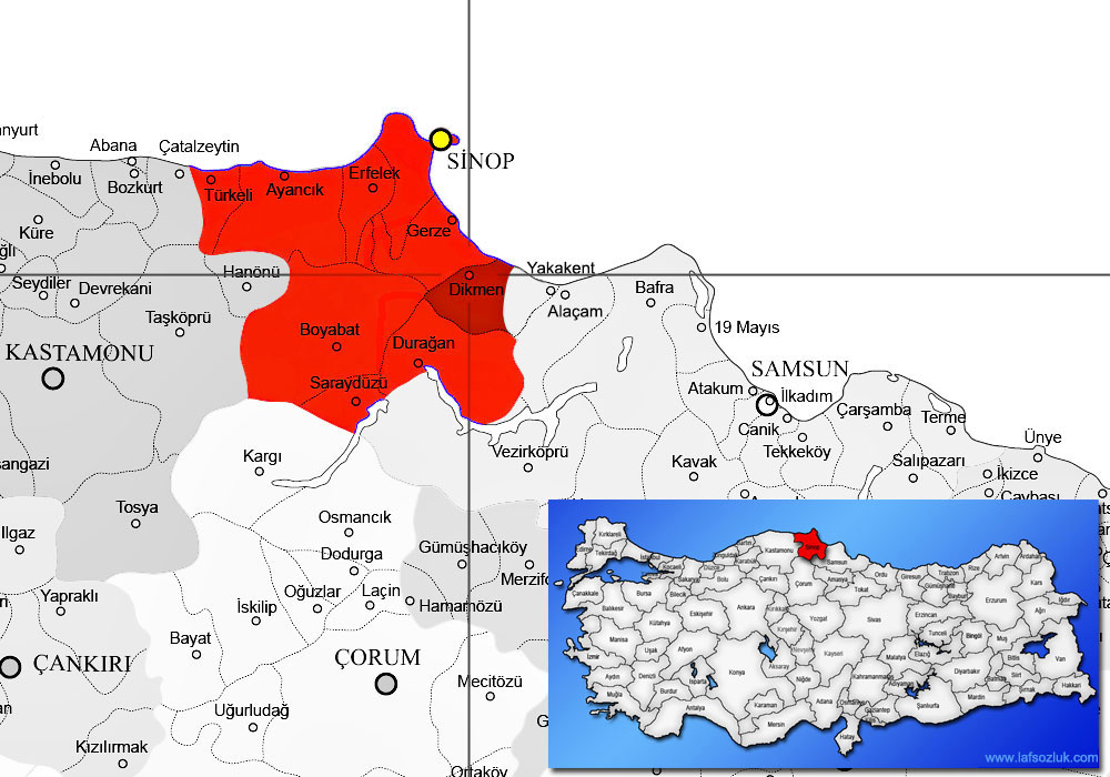 Dikmen nerededir nereye bağlıdır? Dikmen hangi ilin ilçesidir? - Laf Sözlük