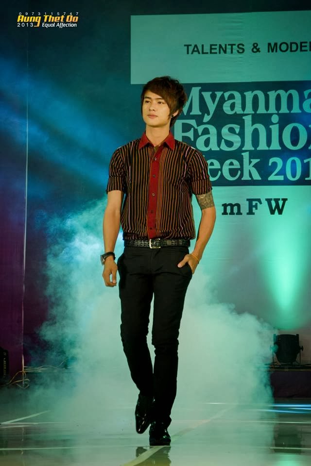 M y a n m a r H u n k s: Aung Lay by Ystone Fashion @ Myanmar Fashion Week