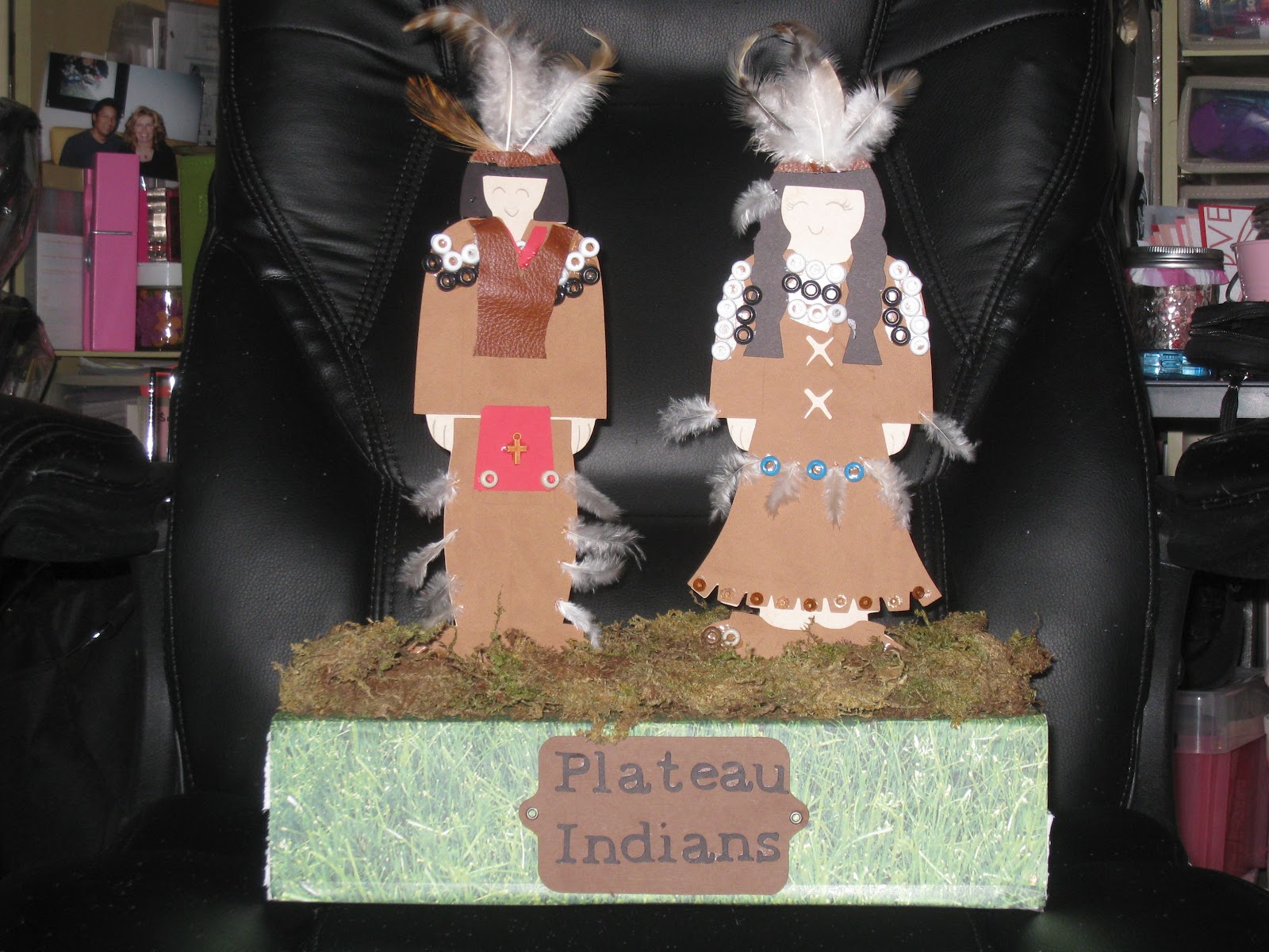territerbear's stamp & scrap spot: Plateau Indian Project - 4th grade