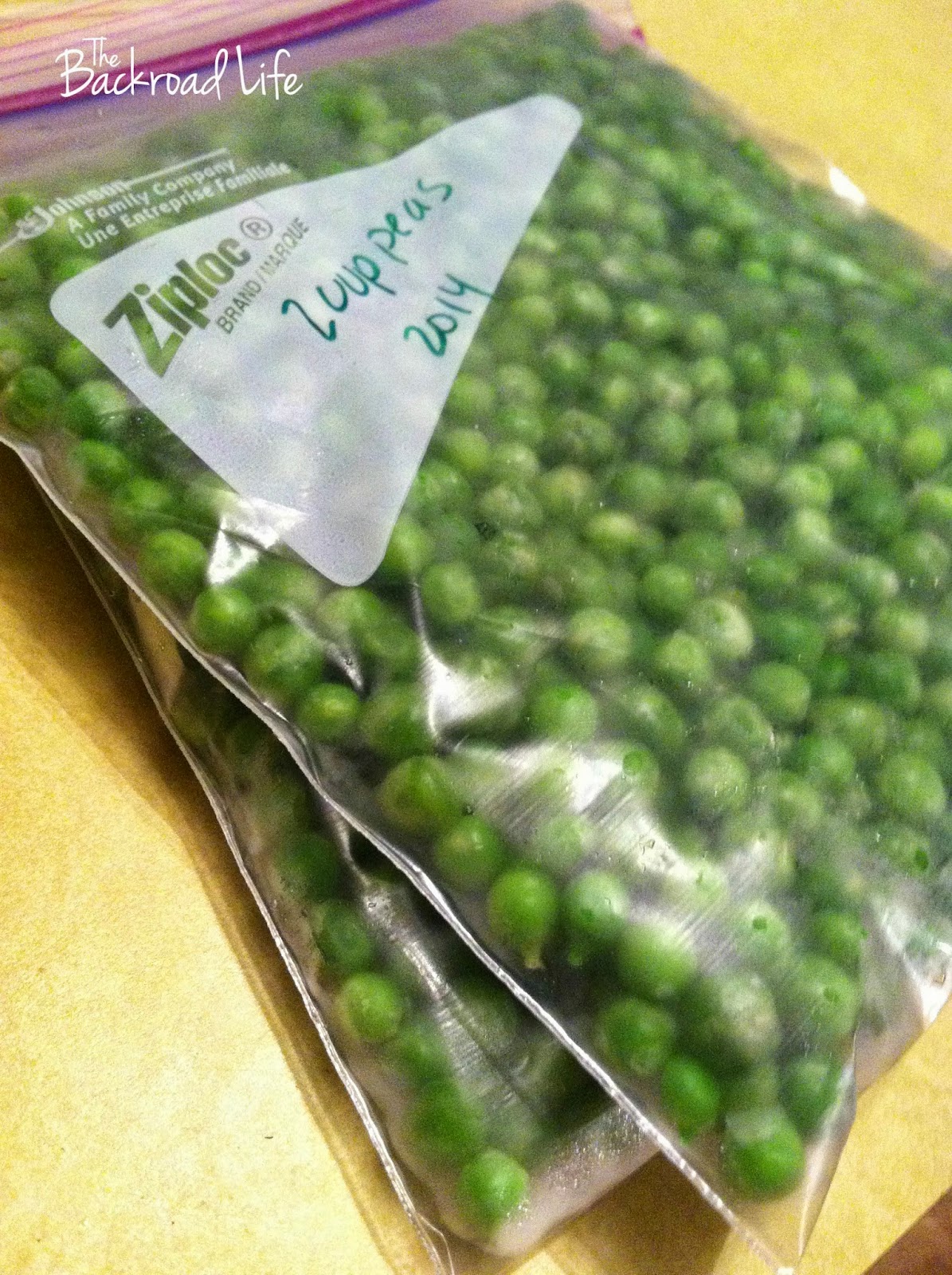 The Backroad Life: How to Freeze Peas