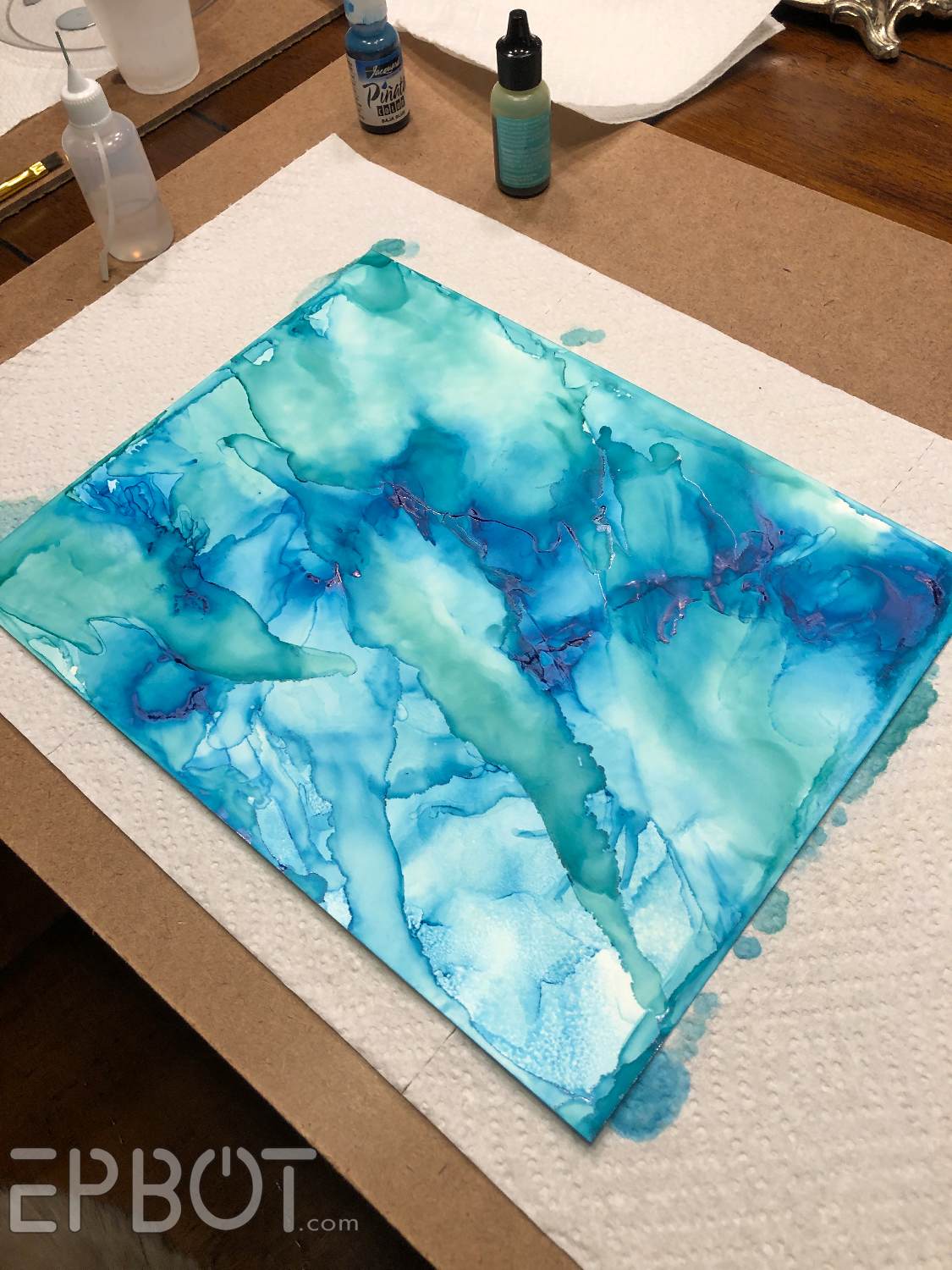 EPBOT: Let's Make Some Alcohol Ink Art!