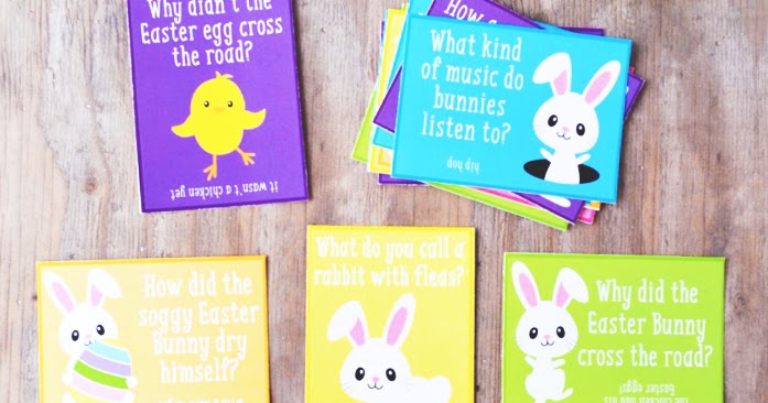 Free Printable Easter Lunch Box Jokes | artsy-fartsy mama