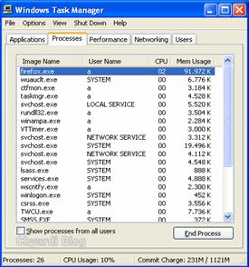 Masalah Task Manager Windows XP | Chyardi's Blog