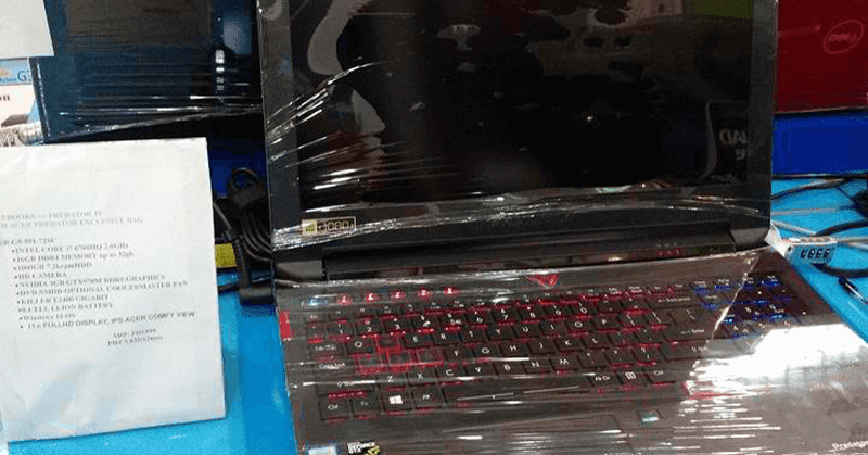 Acer Predator 15 With Monster Specs Spotted On Retail At Just 69999 Pesos