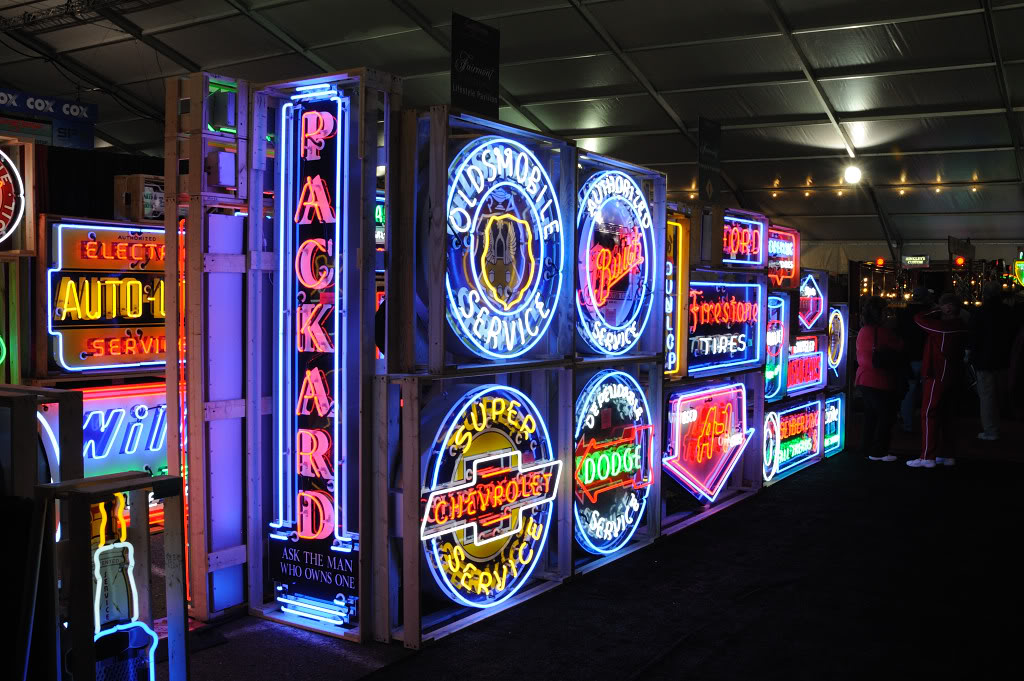 Wiki Neon Sign Blog: Neon Sign Collection in US Car Show