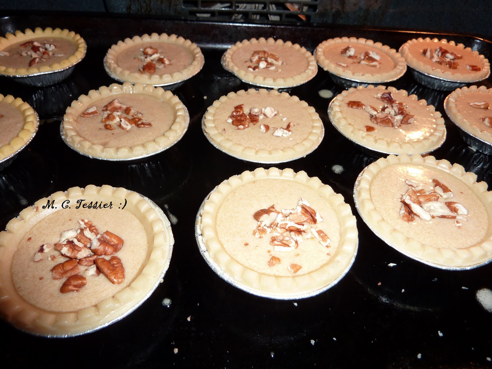 Recettes simples et faciles: Tartelette aux pacanes