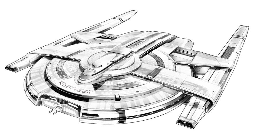 The Trek Collective: New Discovery starship concept art and prop photos