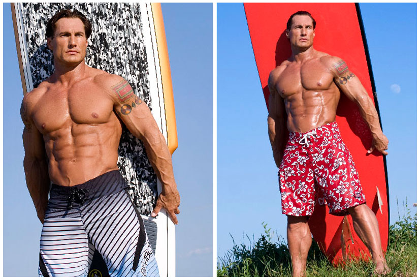MEN'S BOOKMARK: Bodybuilder & Fitness Model - Sean Royer.