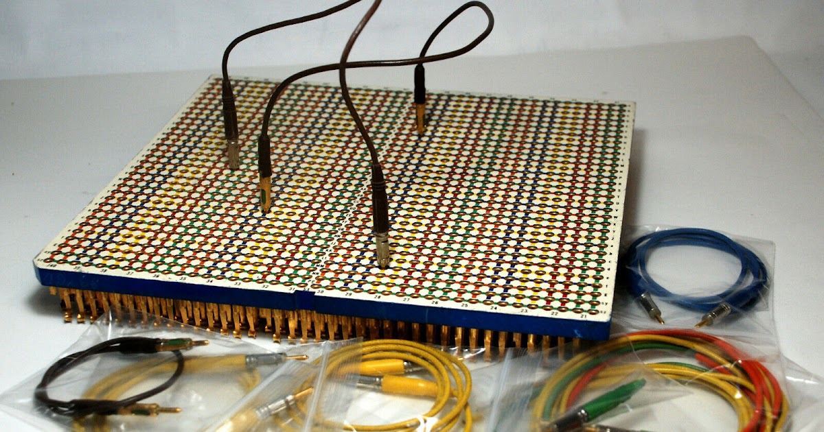 MATRIXSYNTH: Pin Matrix Patch Bay Panel & Cables For DIY Modular Synth ...