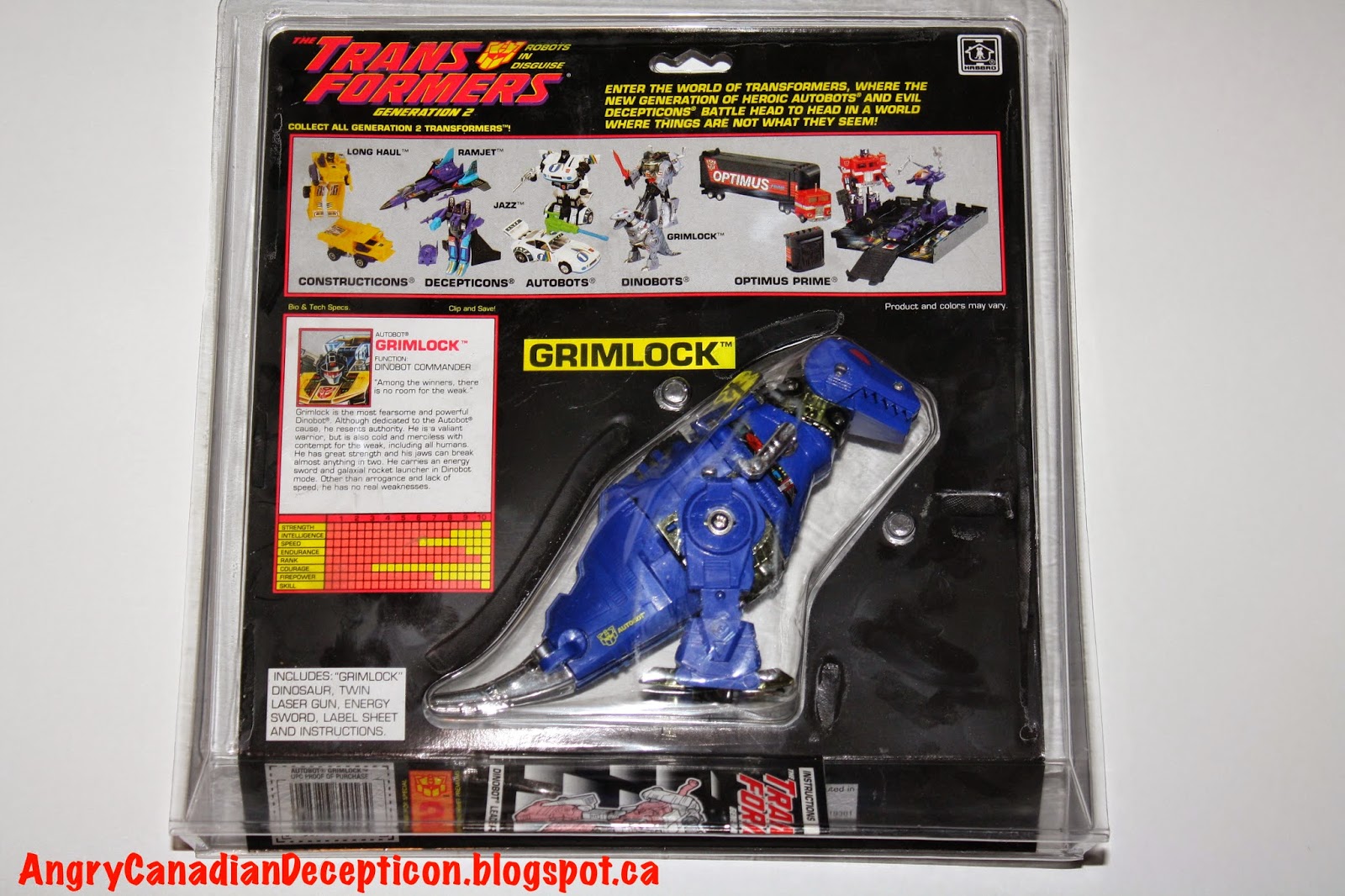 A Transformers Blog - My Life In Collecting: G2 Grimlock (MOSC) (Blue ...