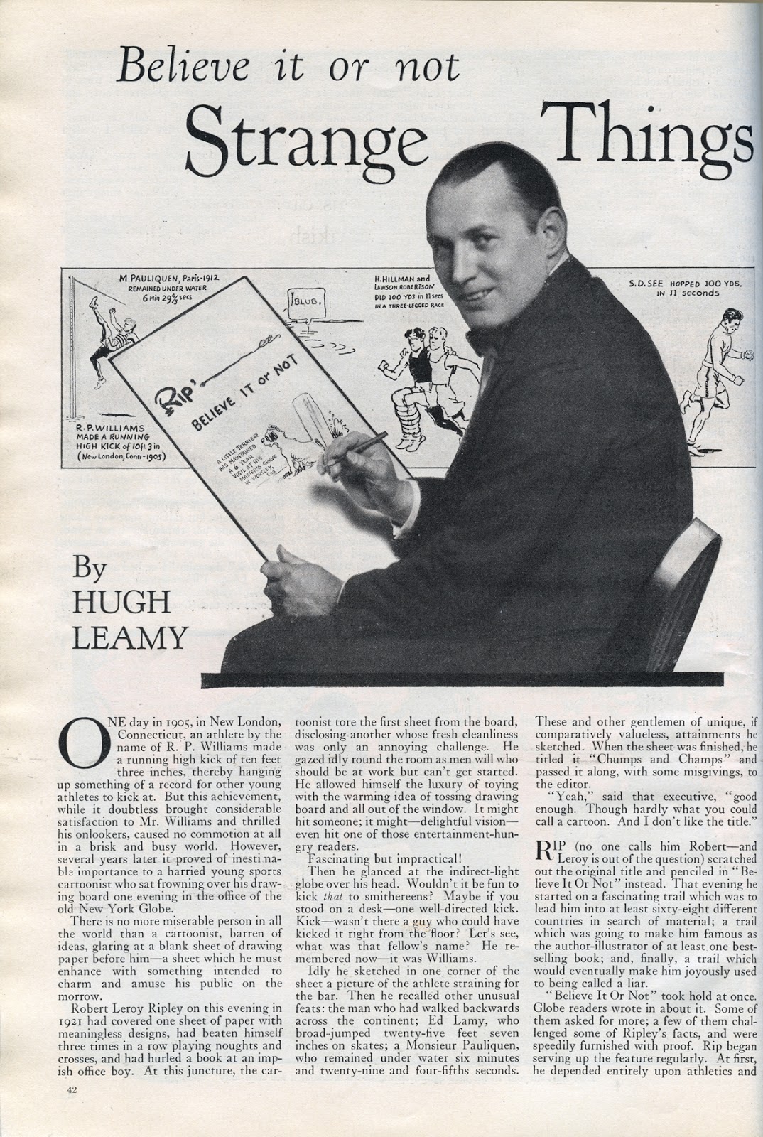 Neato Coolville: BELIEVE IT OR NOT....1929 THE AMERICAN MAGAZINE ...